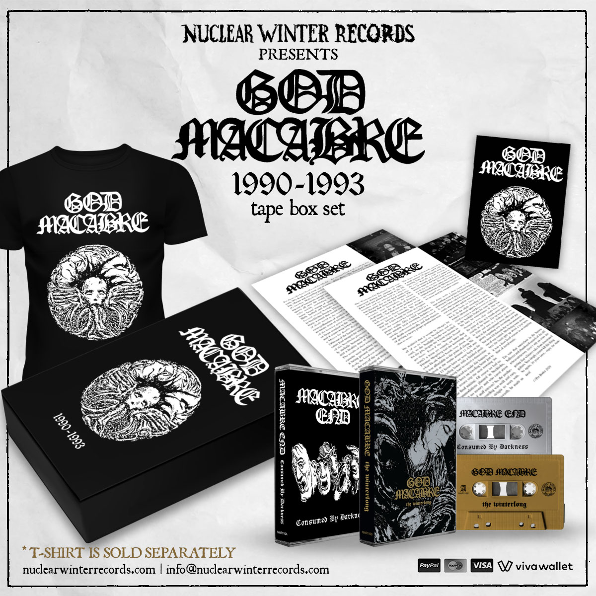 GOD MACABRE ‘1990-1993’ 2xTAPE BOXSET and T-Shirt OUT NOW - Nuclear ...
