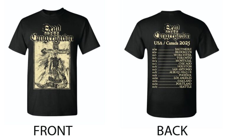 DEAD CONGREGATION – USA tour 2025 T-shirt (SMALL / MEDIUM) - Nuclear ...